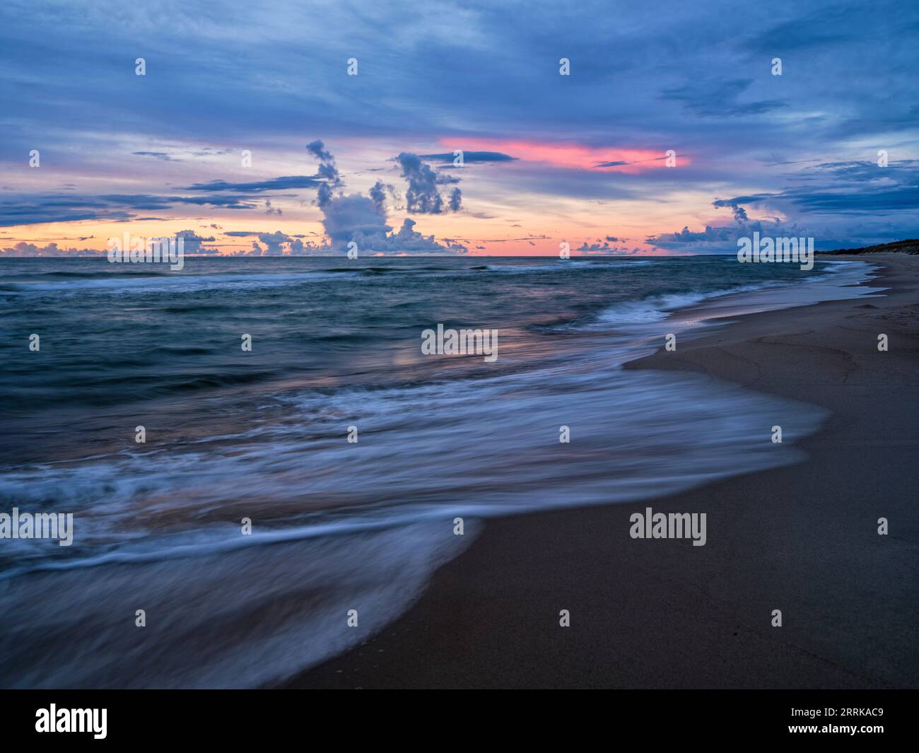 Beach walk on Curonian Spit in Baltic States, Lithuania Stock Photo - Alamy