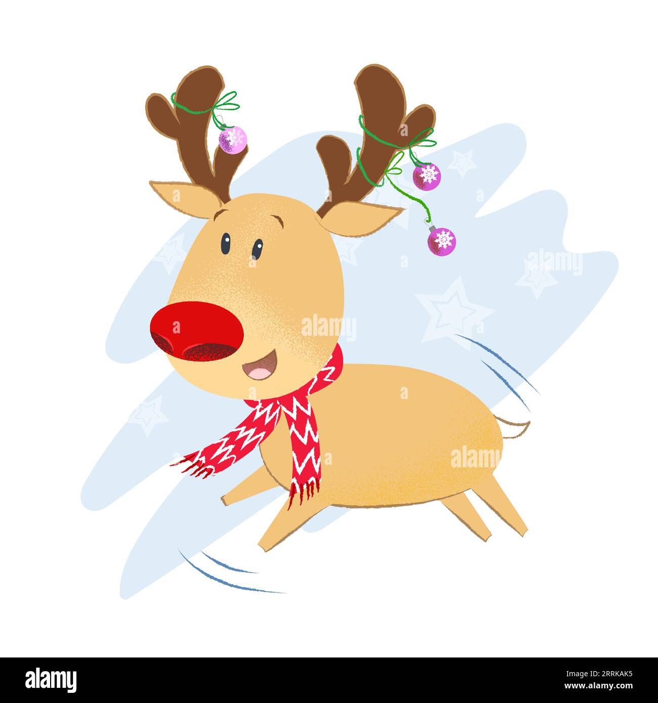 Deer running drawing hi-res stock photography and images - Alamy