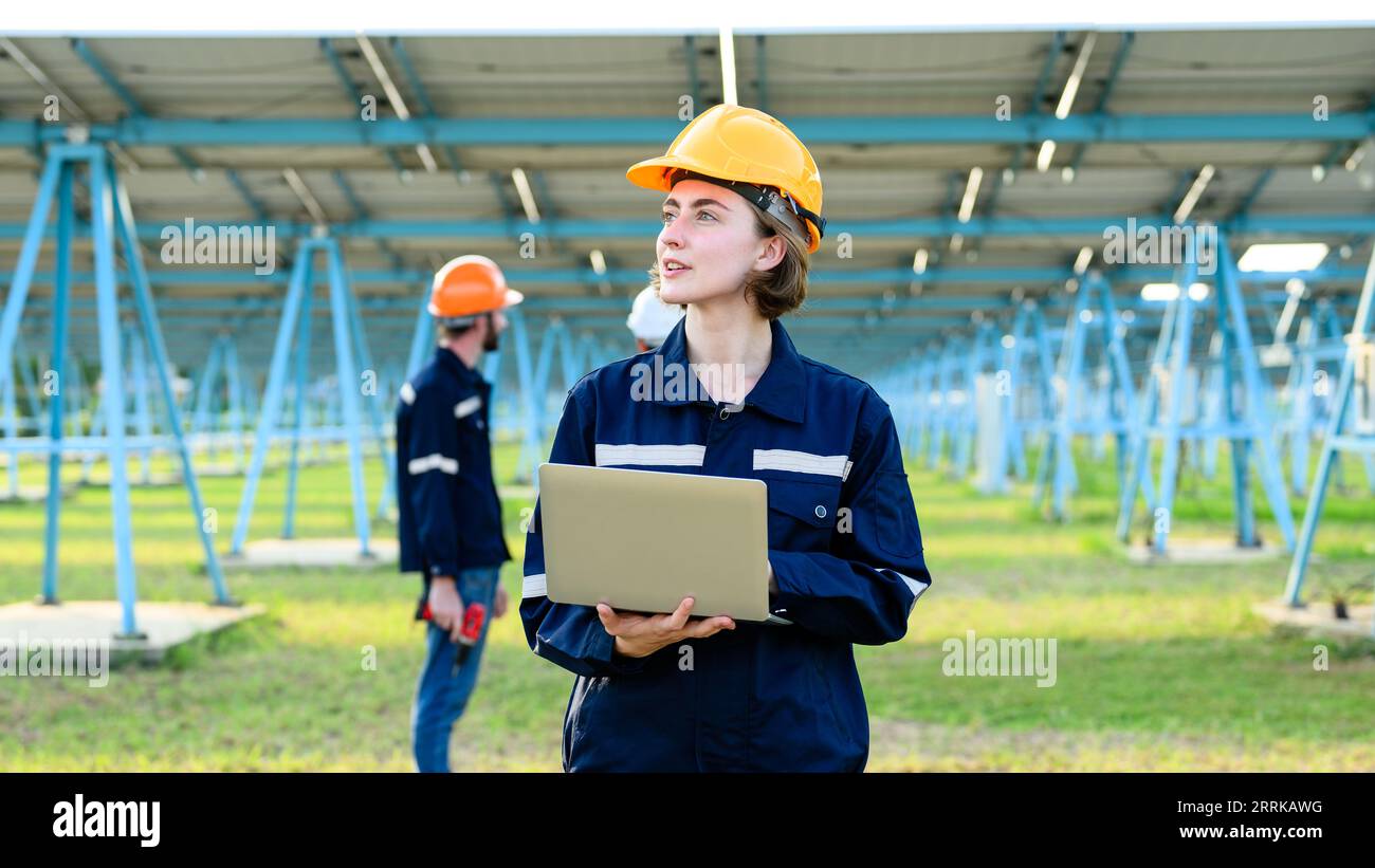 Sustainability engineers working together hi-res stock photography and ...
