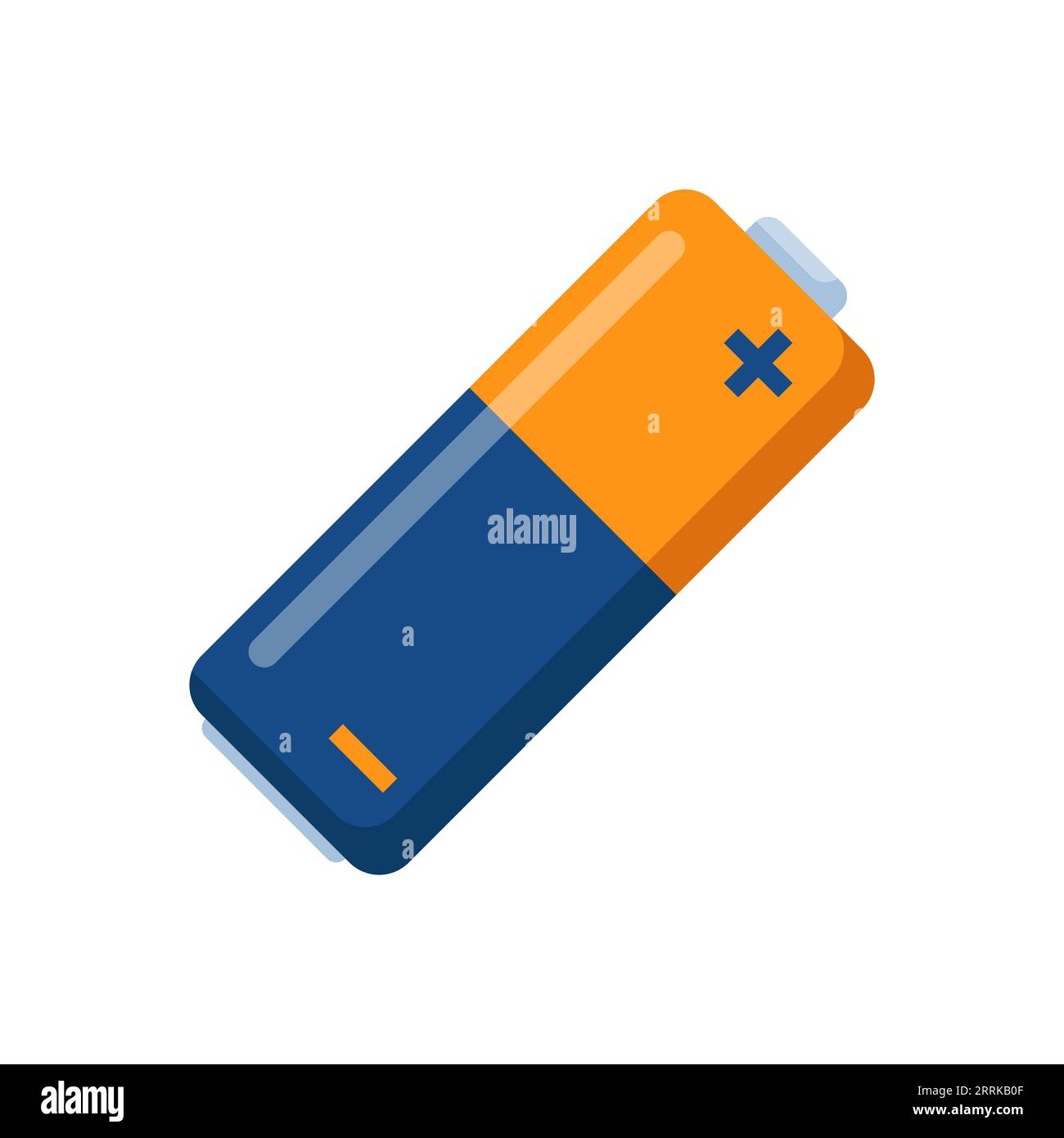 Alkaline Battery. Accumulator. Alkaline cylindrical Battery, AA size ...
