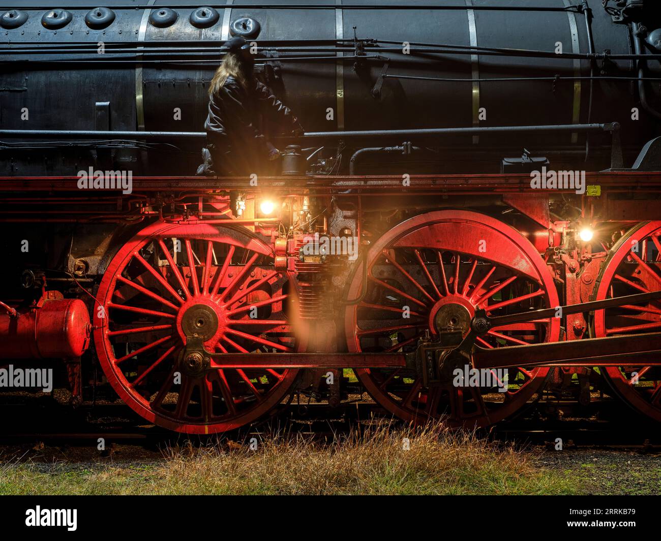 Railroad park, railroad museum in Augsburg Stock Photo - Alamy