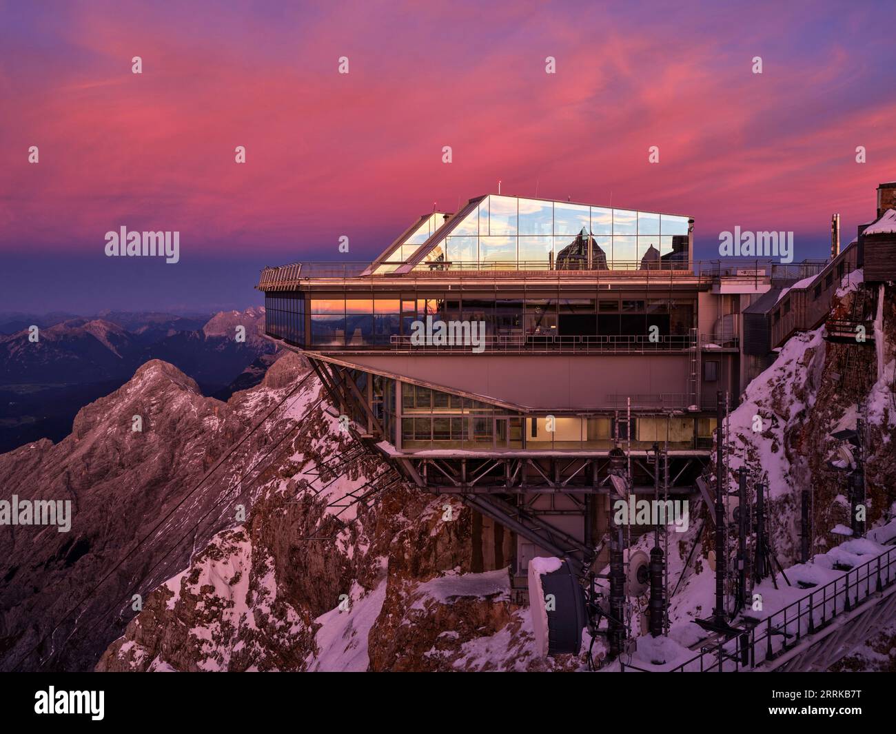 Summer evening on the zugspitze hi-res stock photography and images - Alamy