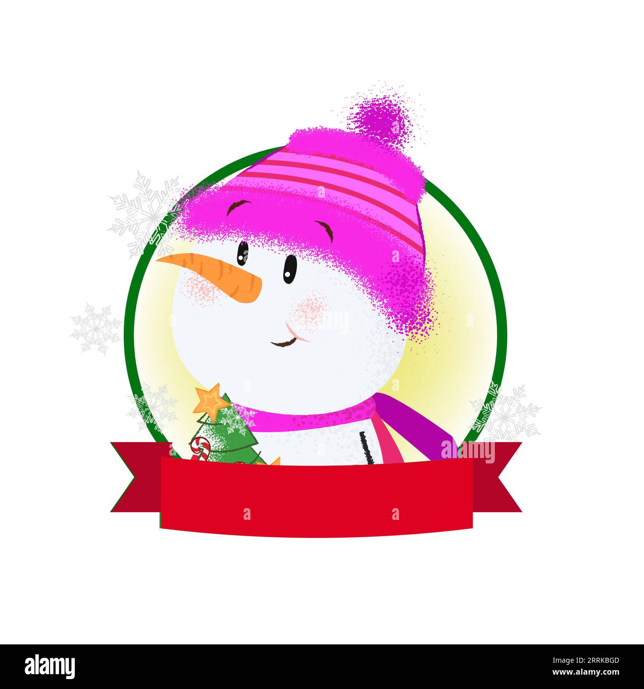 Christmas poster design with snowman Stock Vector Image & Art - Alamy