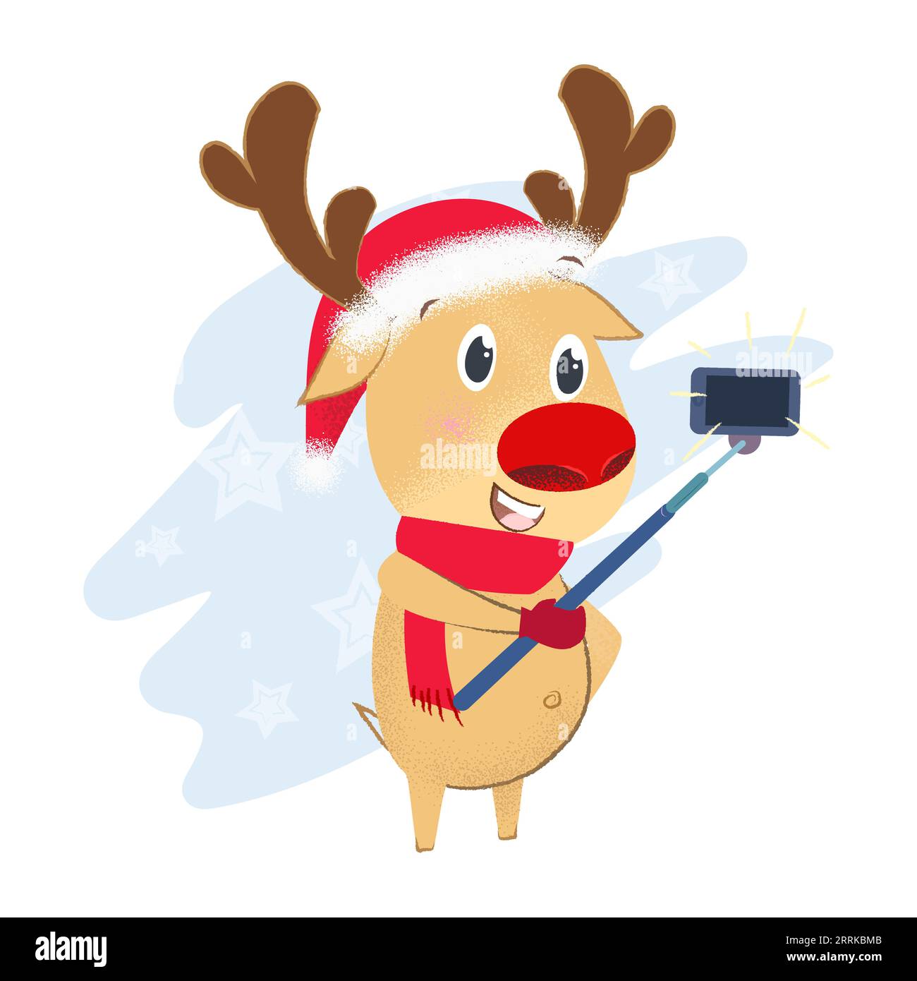 Holiday selfie new year Stock Vector Images - Alamy