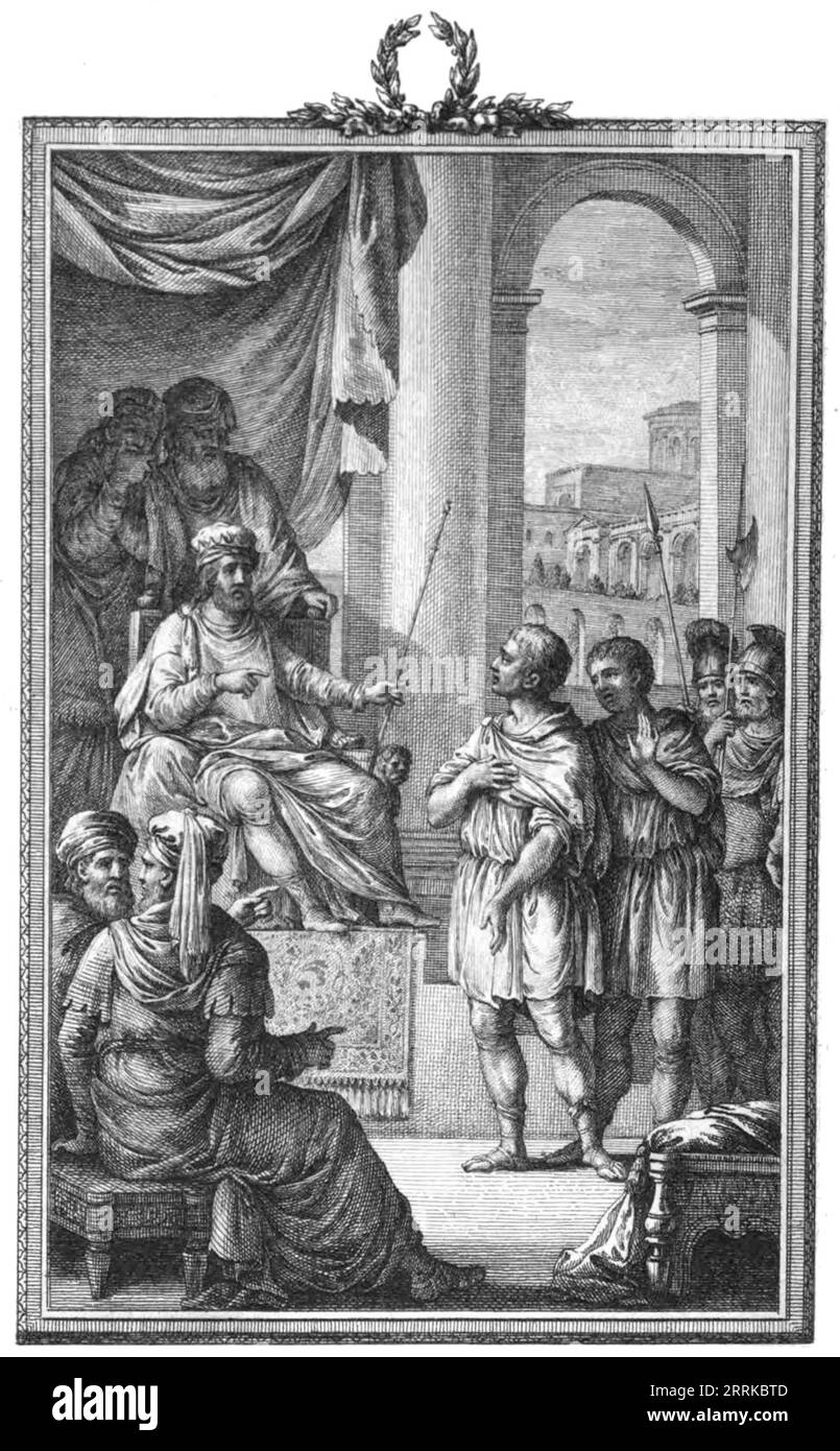 Metastasio - Temistocle - Herissant Vol.05 - Paris 1780 Stock Photo - Alamy