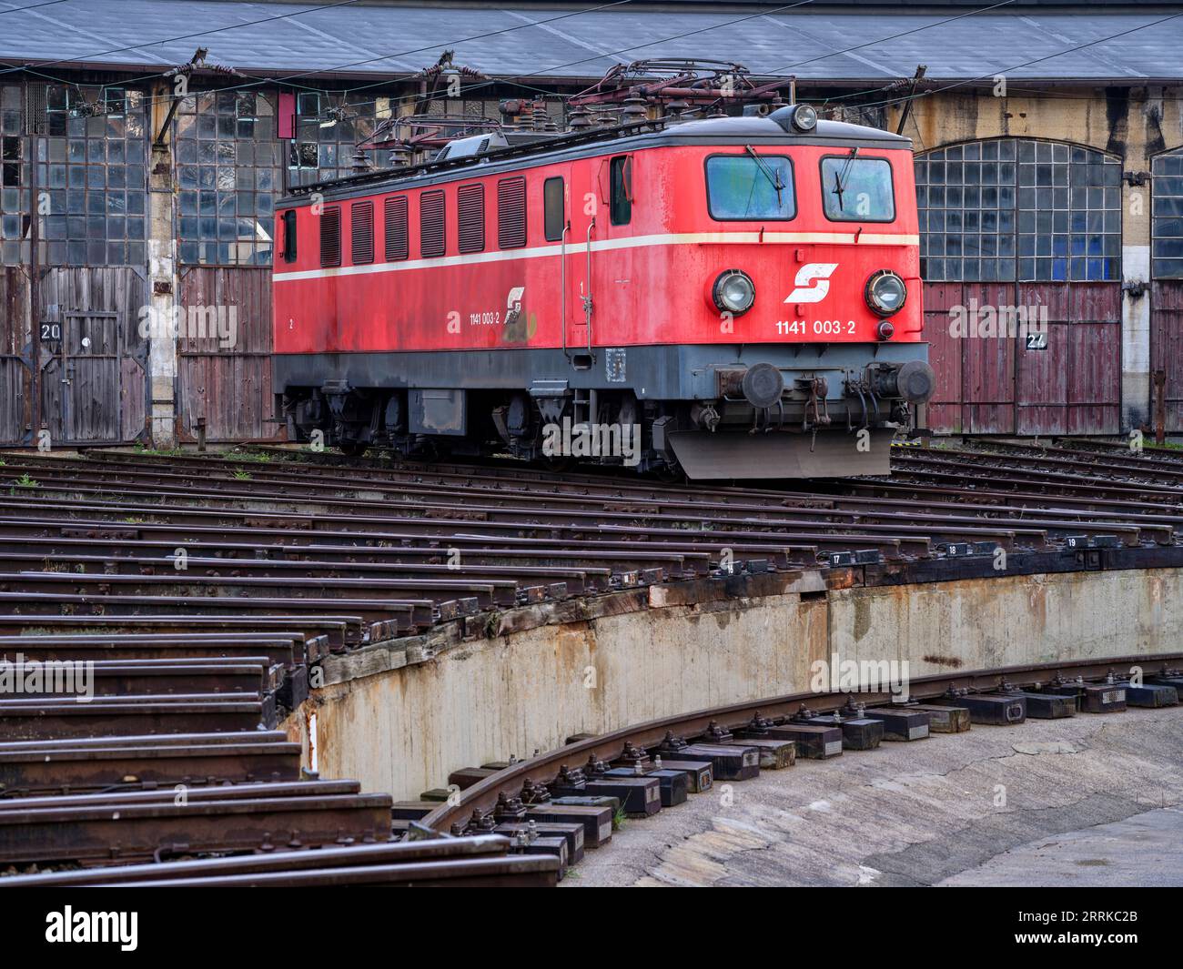 Railroad park, railroad museum in Augsburg Stock Photo - Alamy