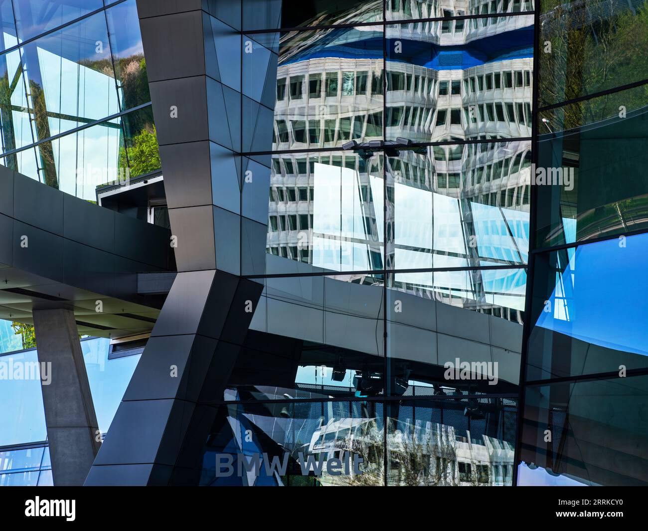 BMW World at the Olympic Center, Munich Stock Photo - Alamy