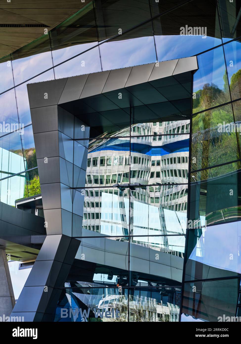 BMW World at the Olympic Center, Munich Stock Photo - Alamy