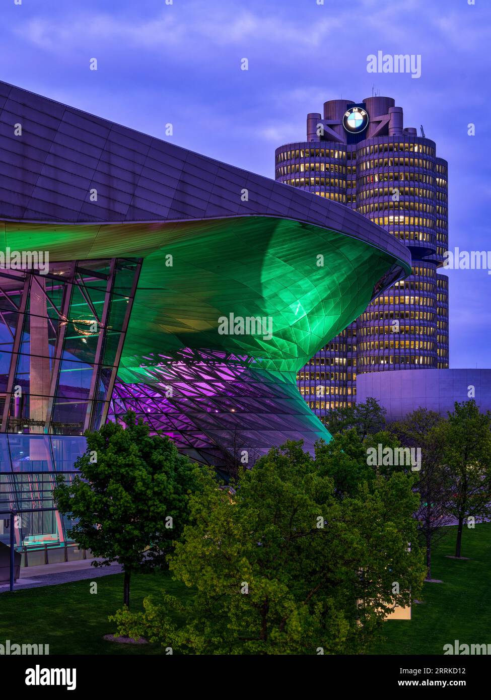 BMW World at the Olympic Center, Munich Stock Photo - Alamy