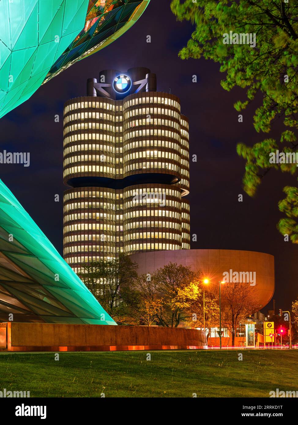 BMW World at the Olympic Center, Munich Stock Photo - Alamy