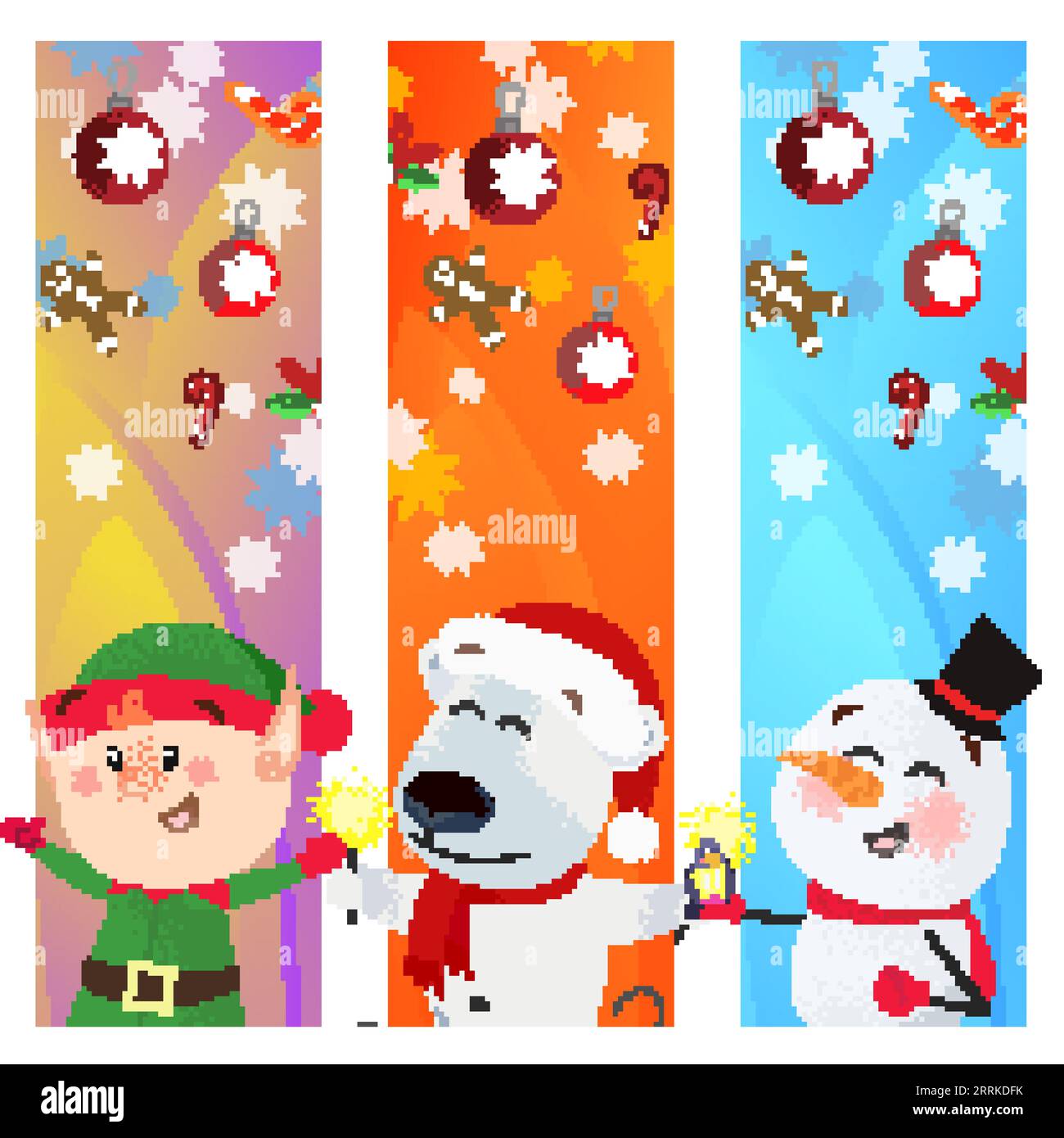 Decorative trio Stock Vector Images - Alamy