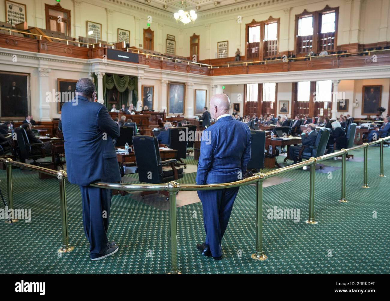 Sen. Royce West, D - Dallas, left, and Sen. John Whitmire, D - Houston ...