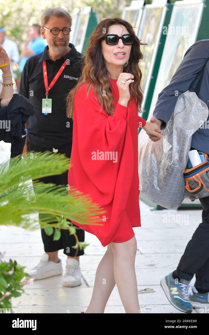 Venice Lido, Italy. 08th Sep, 2023. Sabrina Impacciatore arrives at the ...