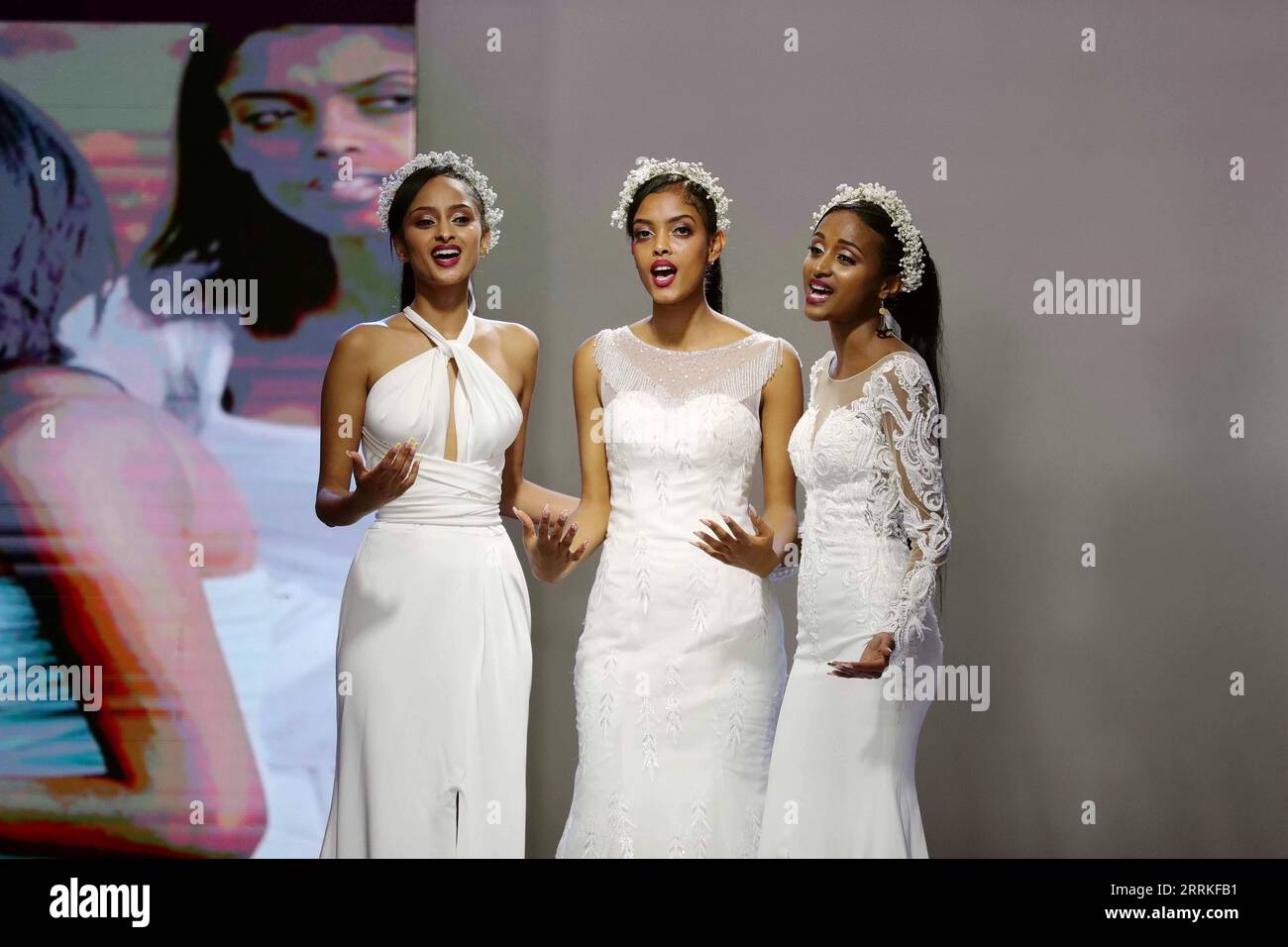 220906 -- ADDIS ABABA, Sept. 6, 2022 -- Idol trainees of Five Star Entertainment Company perform ...