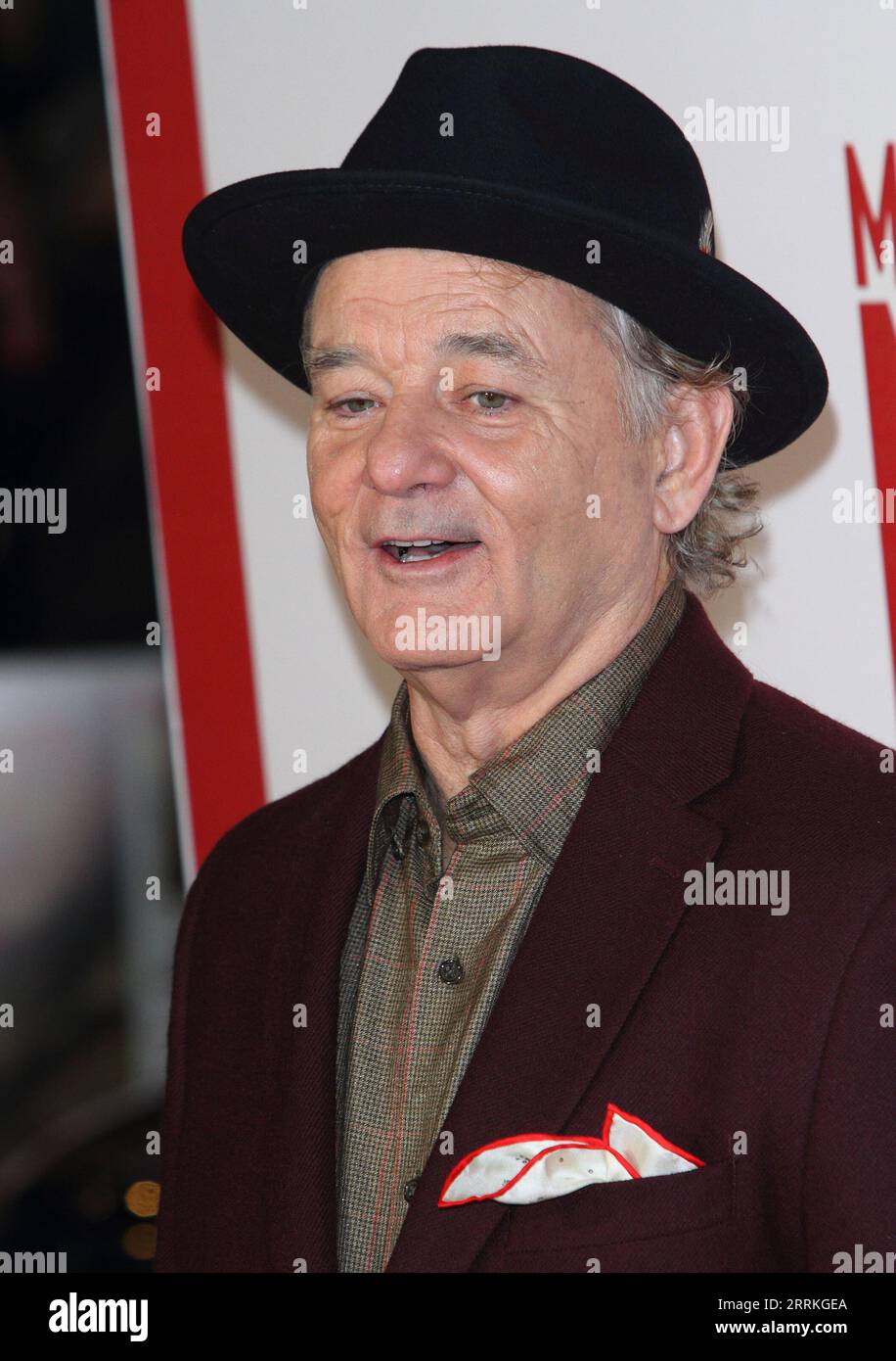 London, UK. Bill Murray at The Monuments Men UK Premiere at the Odeon ...