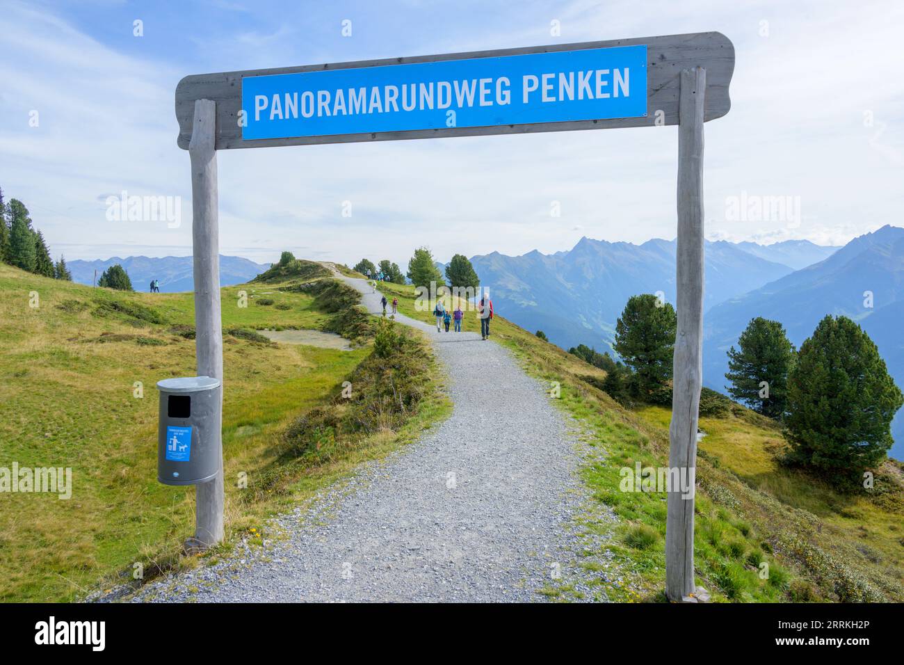 Austria, Tyrol, Zillertal, the Penken panoramic trail Stock Photo - Alamy