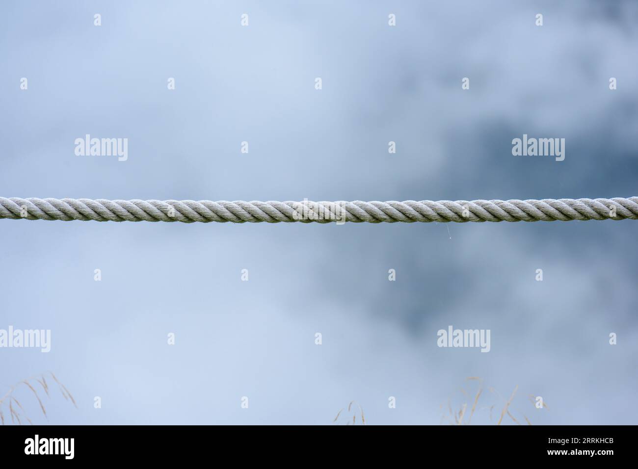 Demarcation with ropes hi-res stock photography and images - Alamy
