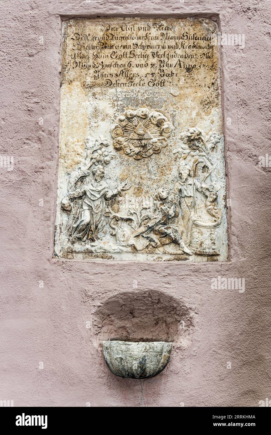 historical plague church of St. Sebastian from the late 15th century ...