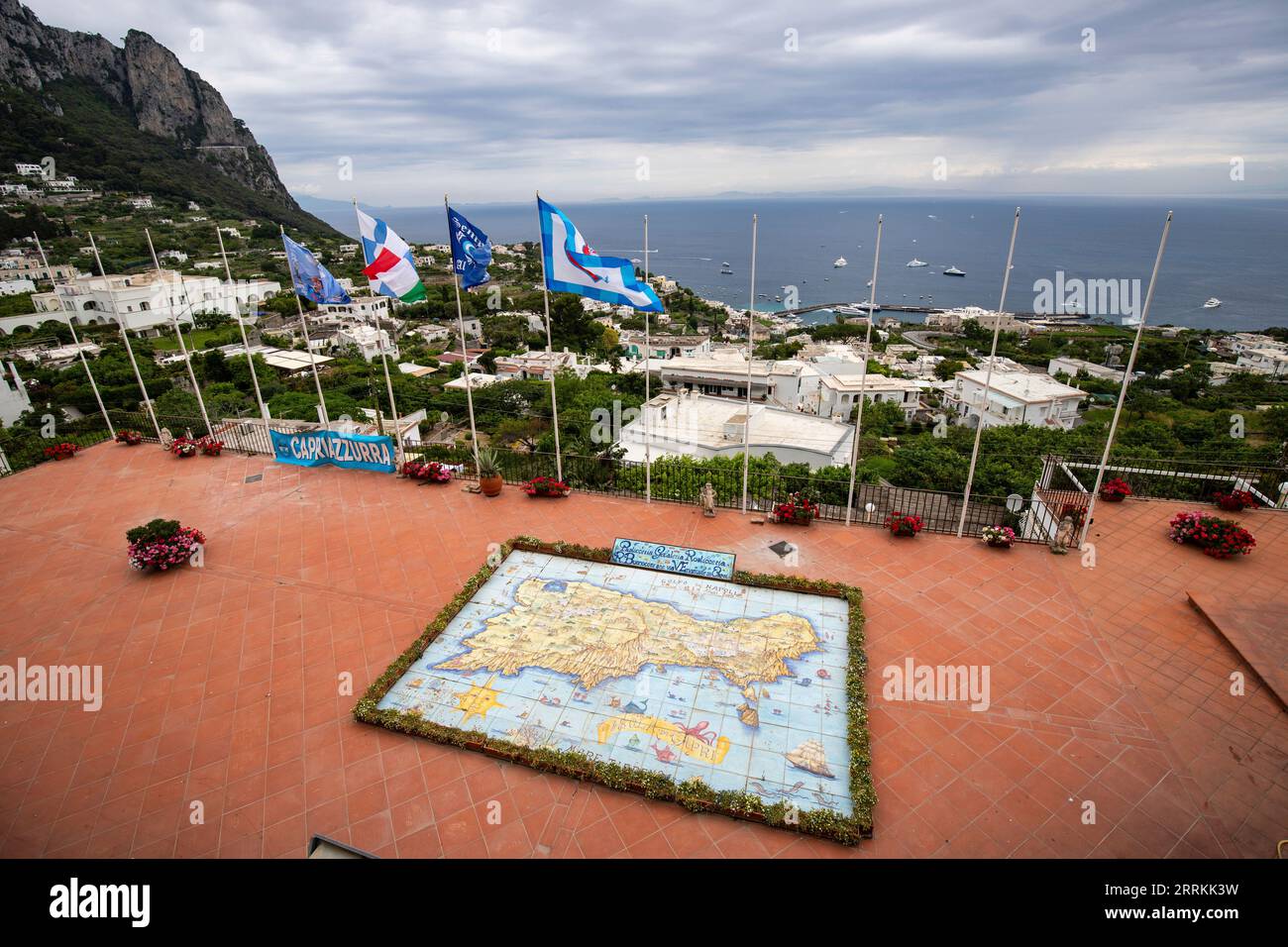 Map of capri italy hi-res stock photography and images - Alamy