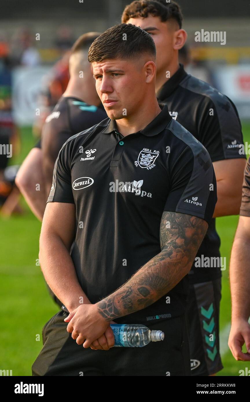 Joe Cator #15 of Hull FC ahead of the Betfred Super League Round 25 ...