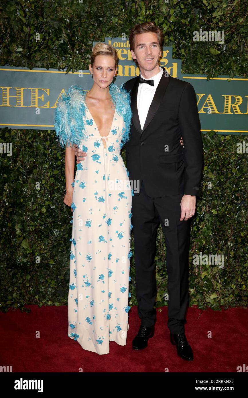 Poppy Delevingne and James Cook attend the London Evening Standard ...