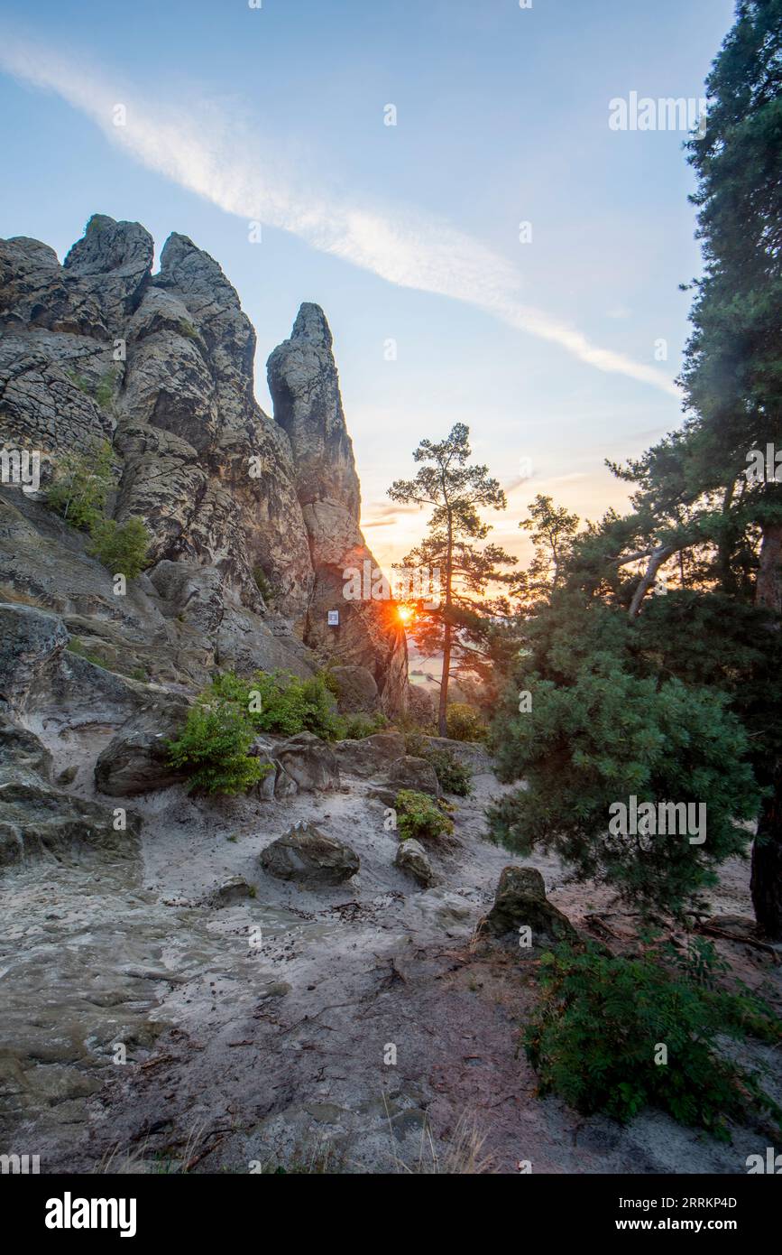 Sunrise at the hamburg coat of arms hi-res stock photography and images ...