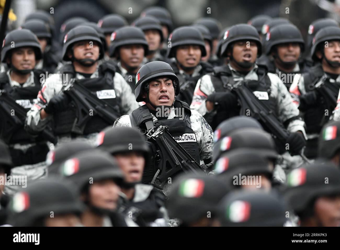 220917 -- MEXICO CITY, Sept. 17, 2022 -- Members of the Mexican ...