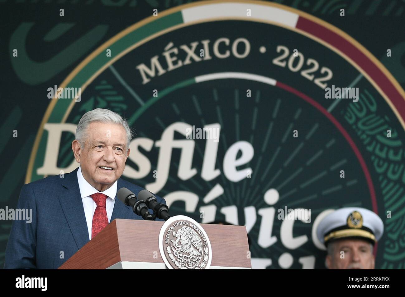 220917 -- MEXICO CITY, Sept. 17, 2022 -- Mexican President Andres ...