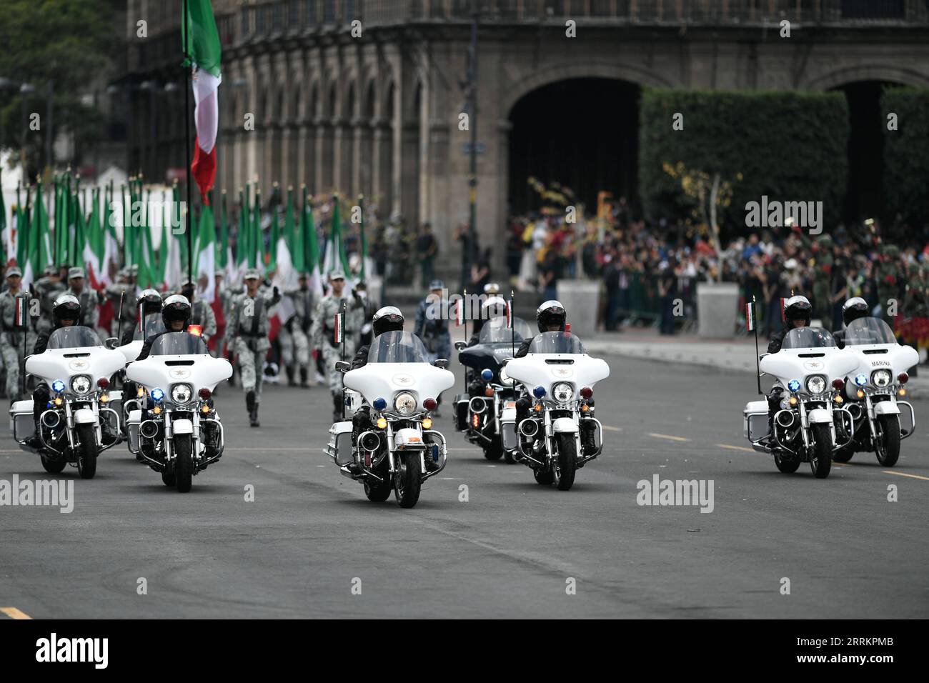 220917 -- MEXICO CITY, Sept. 17, 2022 -- Members of the Mexican ...