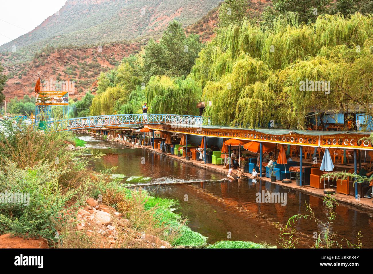 Morocco, Ourika Valley, destination, restaurant Stock Photo - Alamy