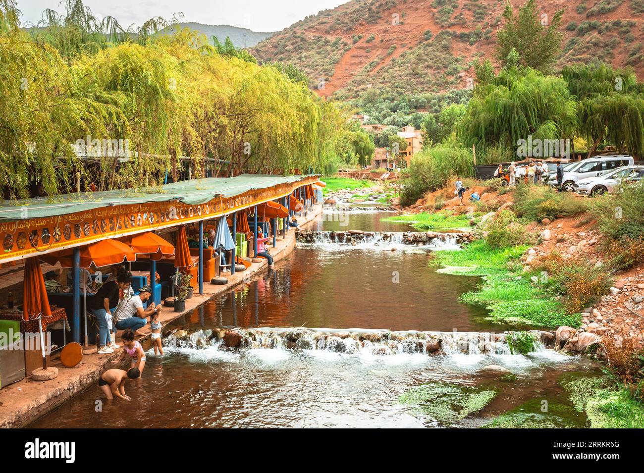 Ourika river valley cafe restaurant hi-res stock photography and images ...