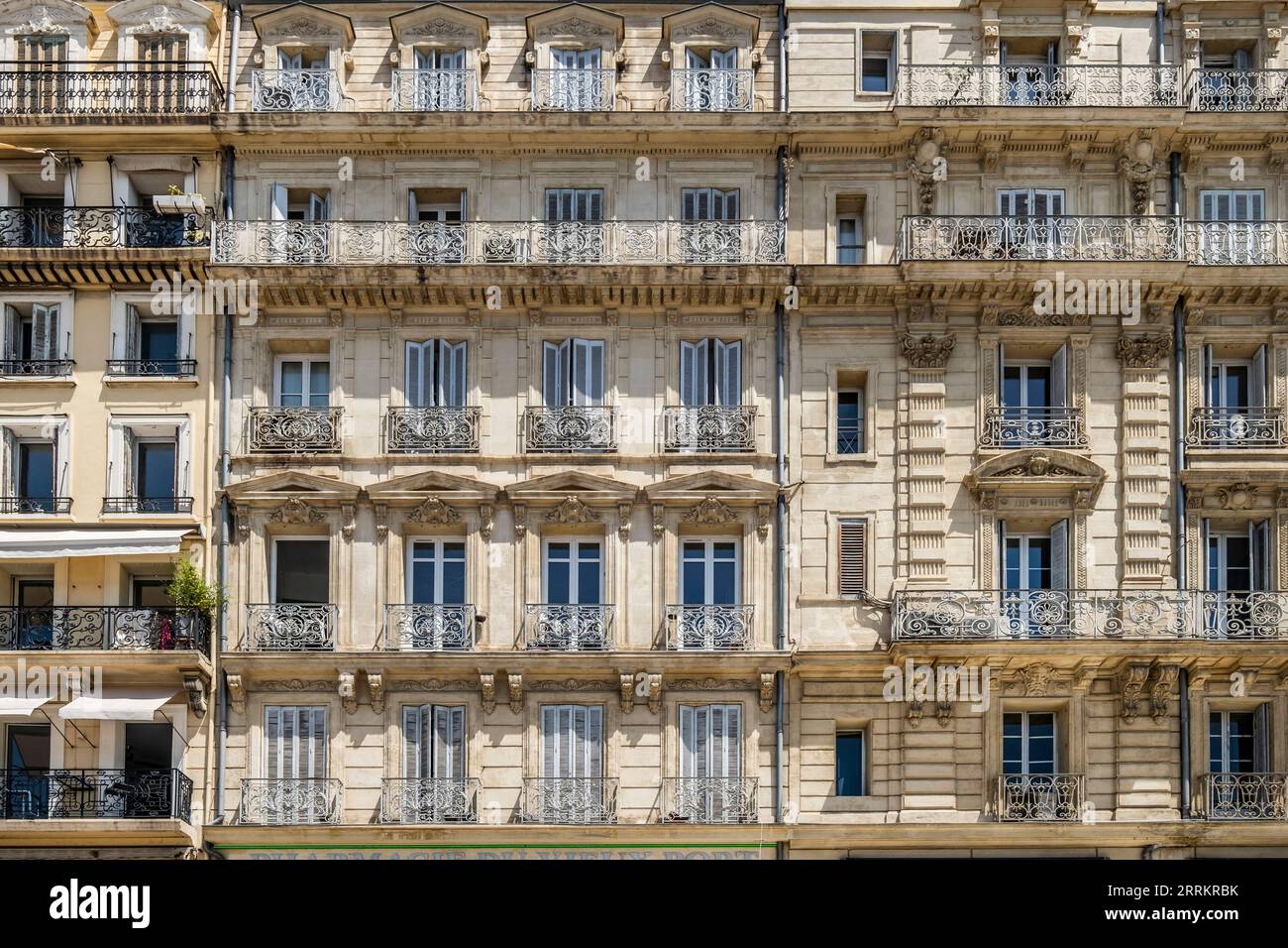 Historical architecture in Marseille, Provence, South of France, France ...