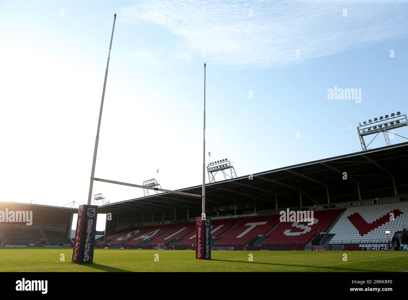 A general view inside the ground ahead of the Betfred Super League ...