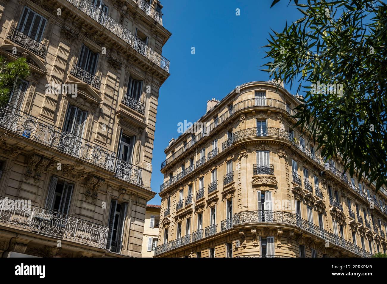Traditional architecture in Marseille, Provence, South of France ...