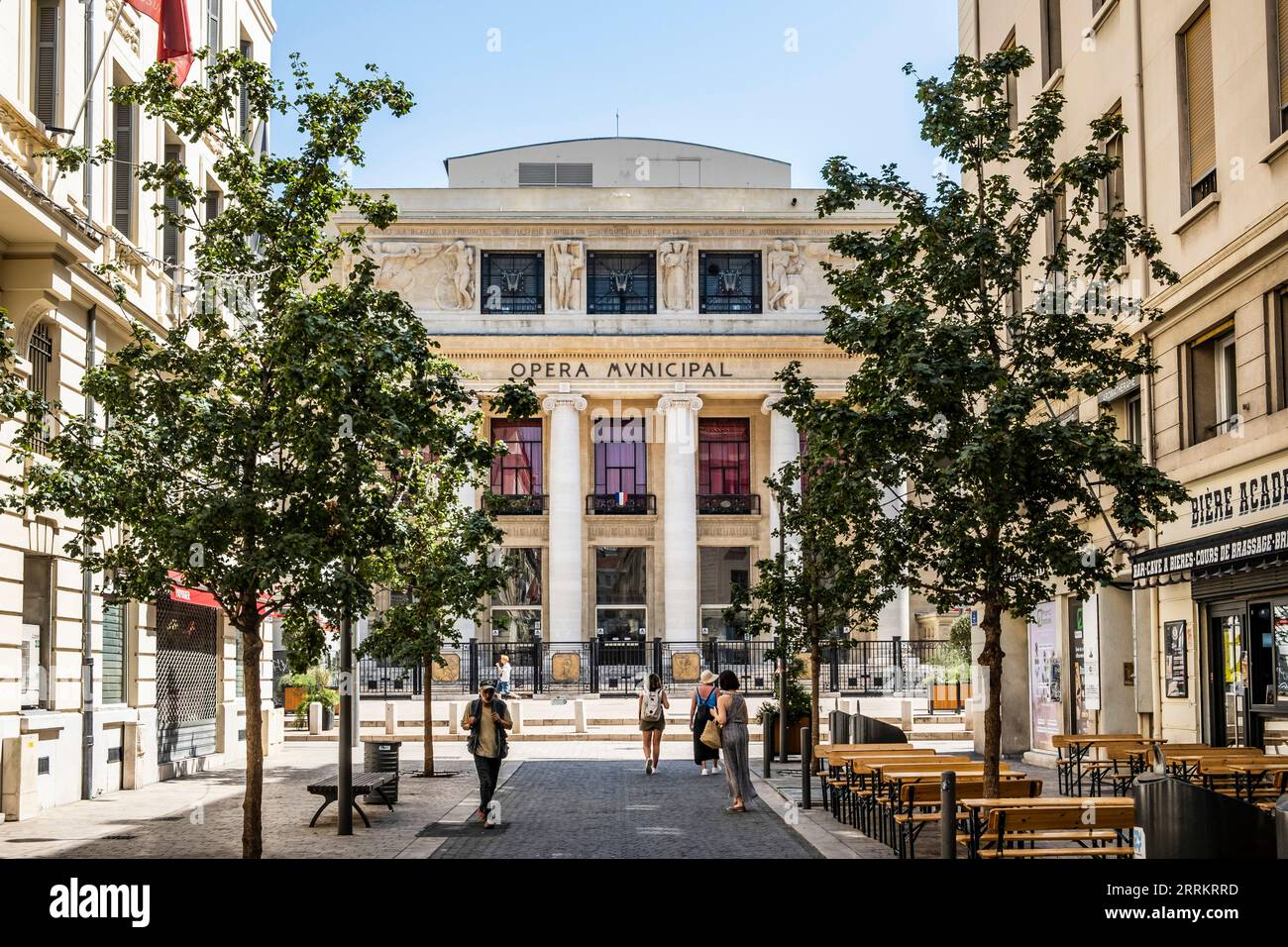 View of the Opera House of Marseille, Provence, South of France, France ...
