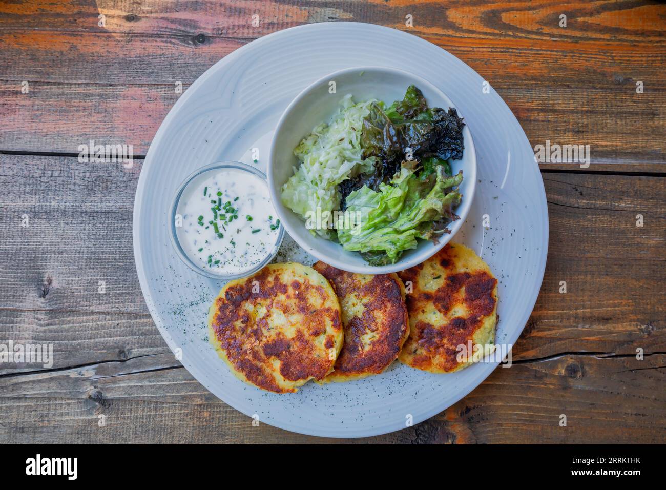 Austria, Tyrol, Zillertal, the Kaspressknödel, typical Tyrolean dish ...