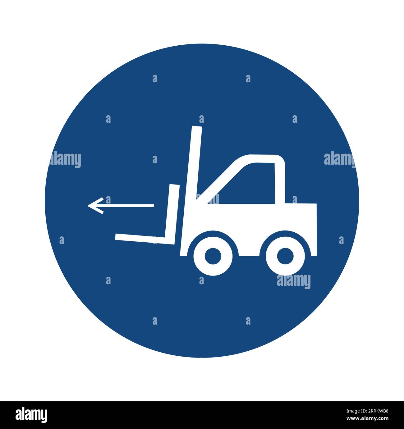 Forklift Point Symbol Stock Vector Image & Art - Alamy