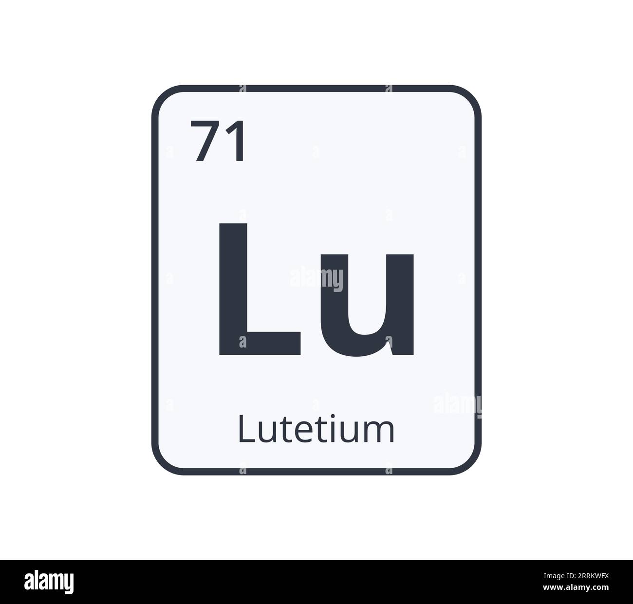 Lu symbol lutetium chemical hi-res stock photography and images - Alamy
