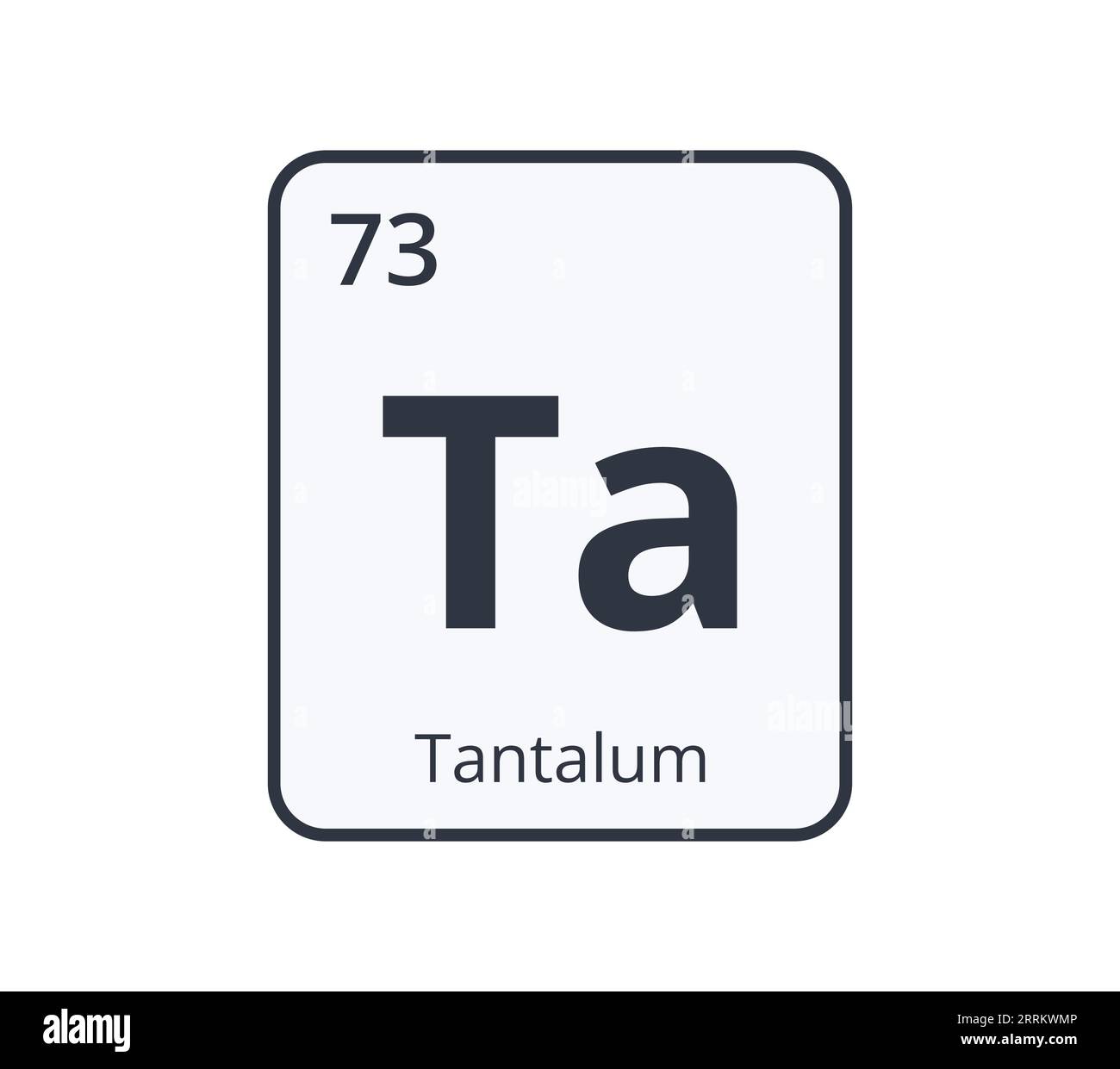 Tantalum Chemical Symbol Stock Vector Image & Art - Alamy