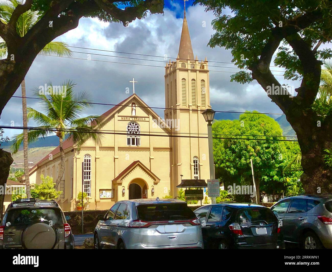 One of the several churches that the Lahaina fire devastated. Such a ...