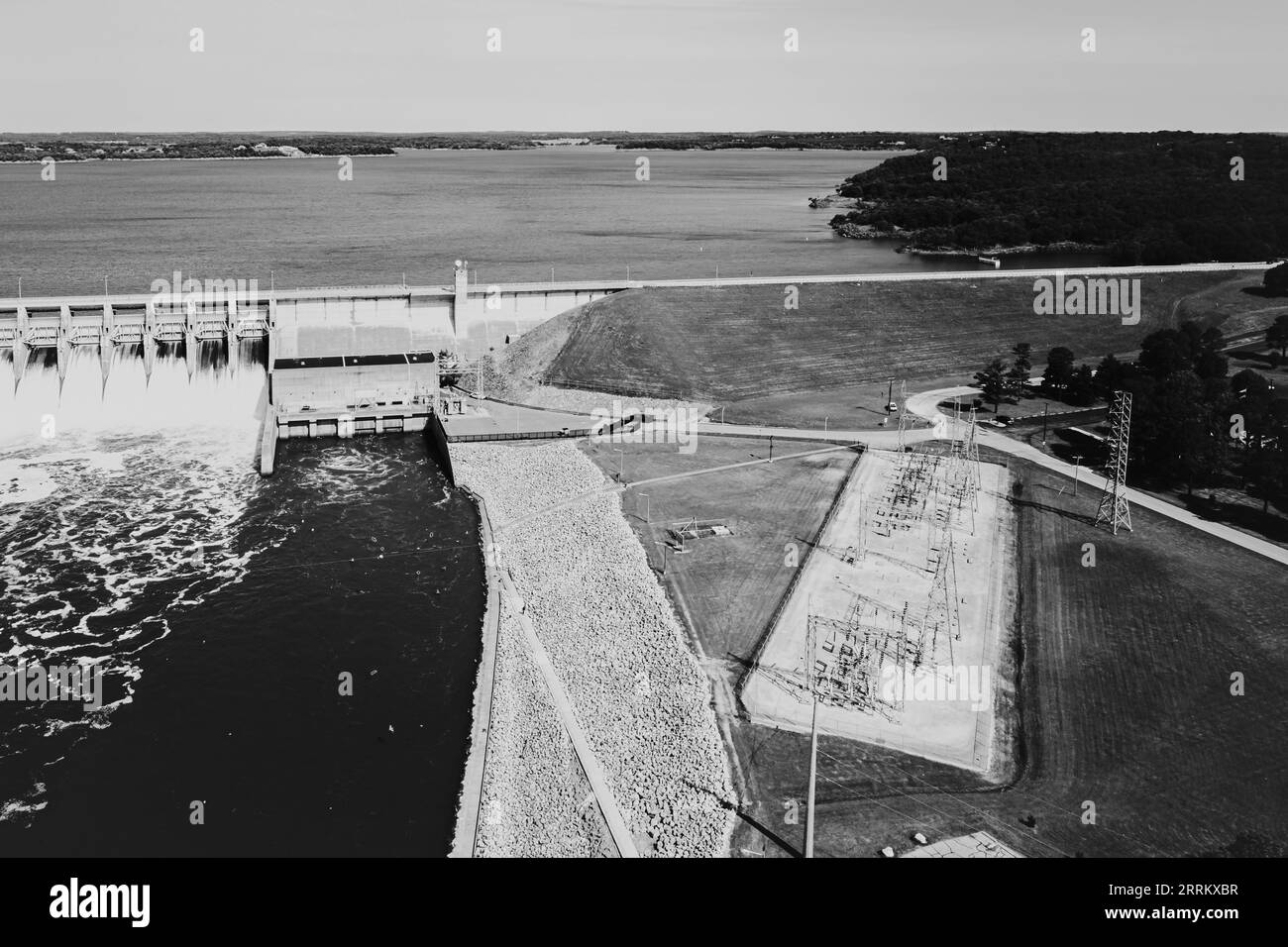 Keystone dam Black and White Stock Photos & Images - Alamy