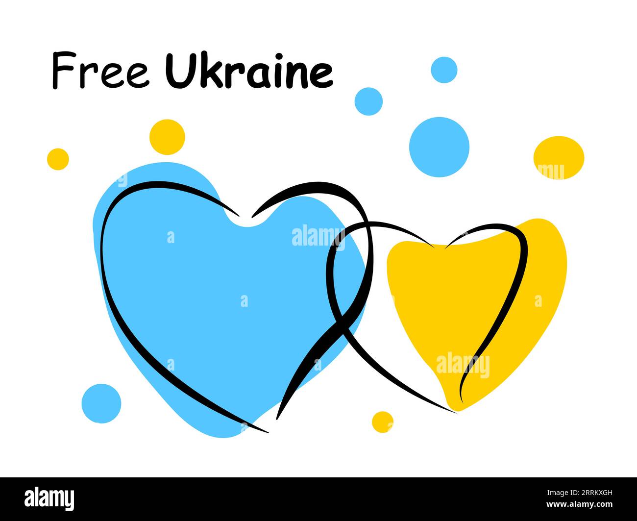 Pray ukraine lettering Cut Out Stock Images & Pictures - Alamy