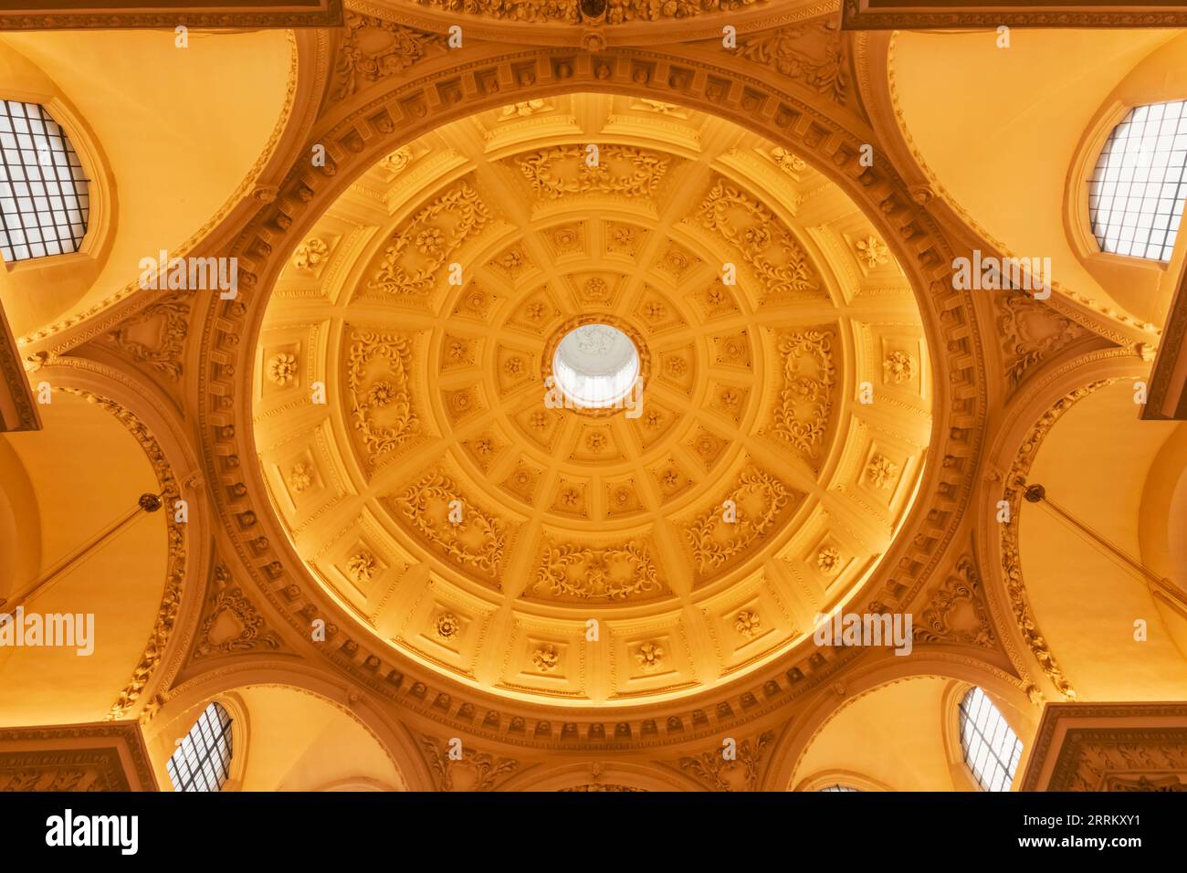 England, London, City of London, St Stephen Walbrook Church, Interior ...