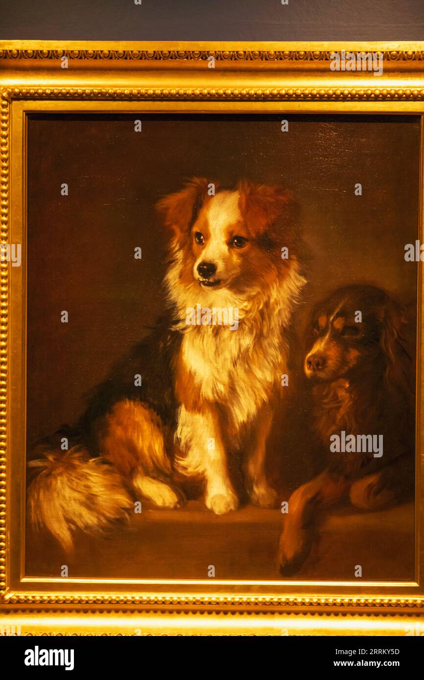 Painting of Dogs titled 'Tristram and Fox' by Thomas Gainsborough dated ...