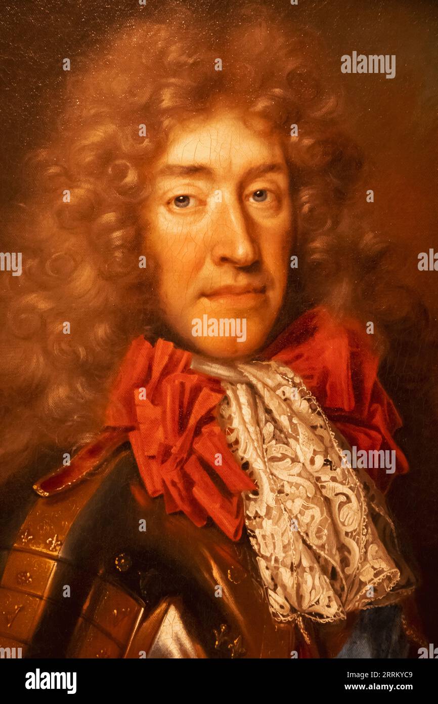 England, London, Greenwich, The Queen's House, Portrait of James II by ...