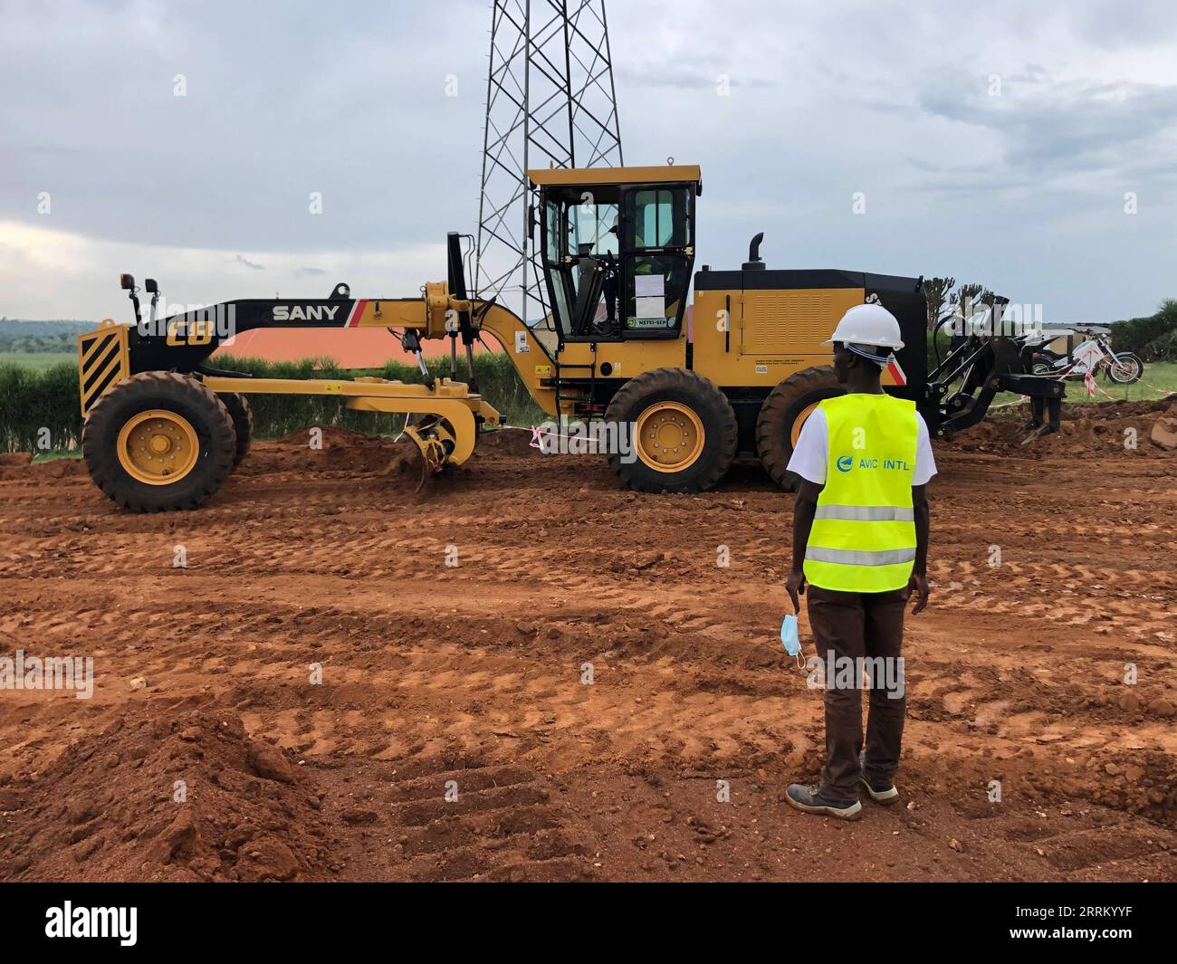 Motor grader operation hi-res stock photography and images - Alamy