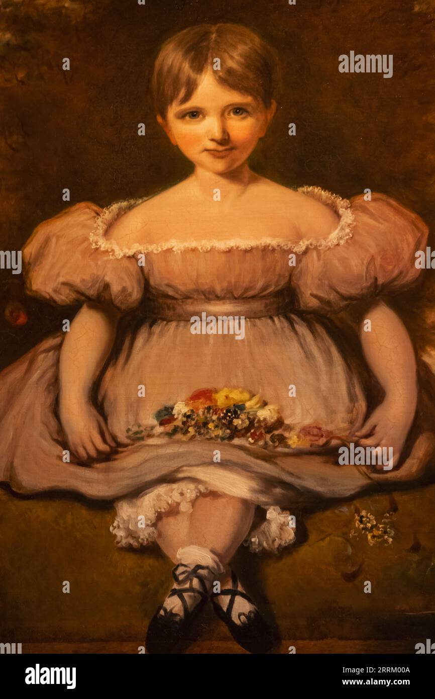 Portrait of lady adeliza 1829 1901 by henry smith hi-res stock ...