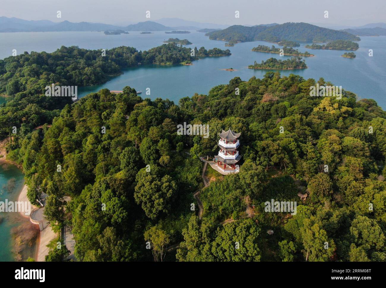 220924 -- HEYUAN, Sept. 24, 2022 -- Aerial photo taken on Sept. 23 ...