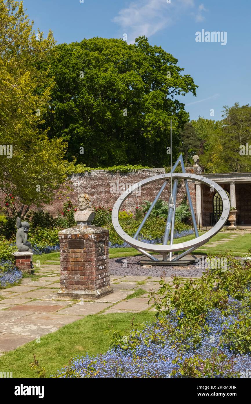 The first astronomer royal and giant sundial hi-res stock photography ...