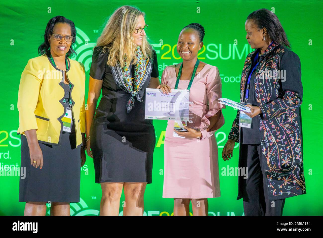 220926 -- KIGALI, Sept. 26, 2022 -- Lilian Uwintwali, the chief ...